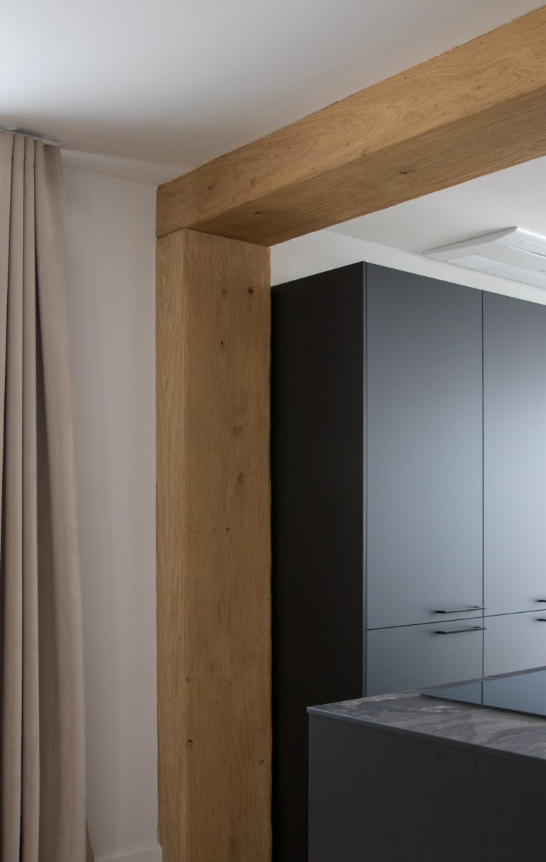 Stalen balk bekleden met hout | Project 174 - De Houtwinkel Bladel